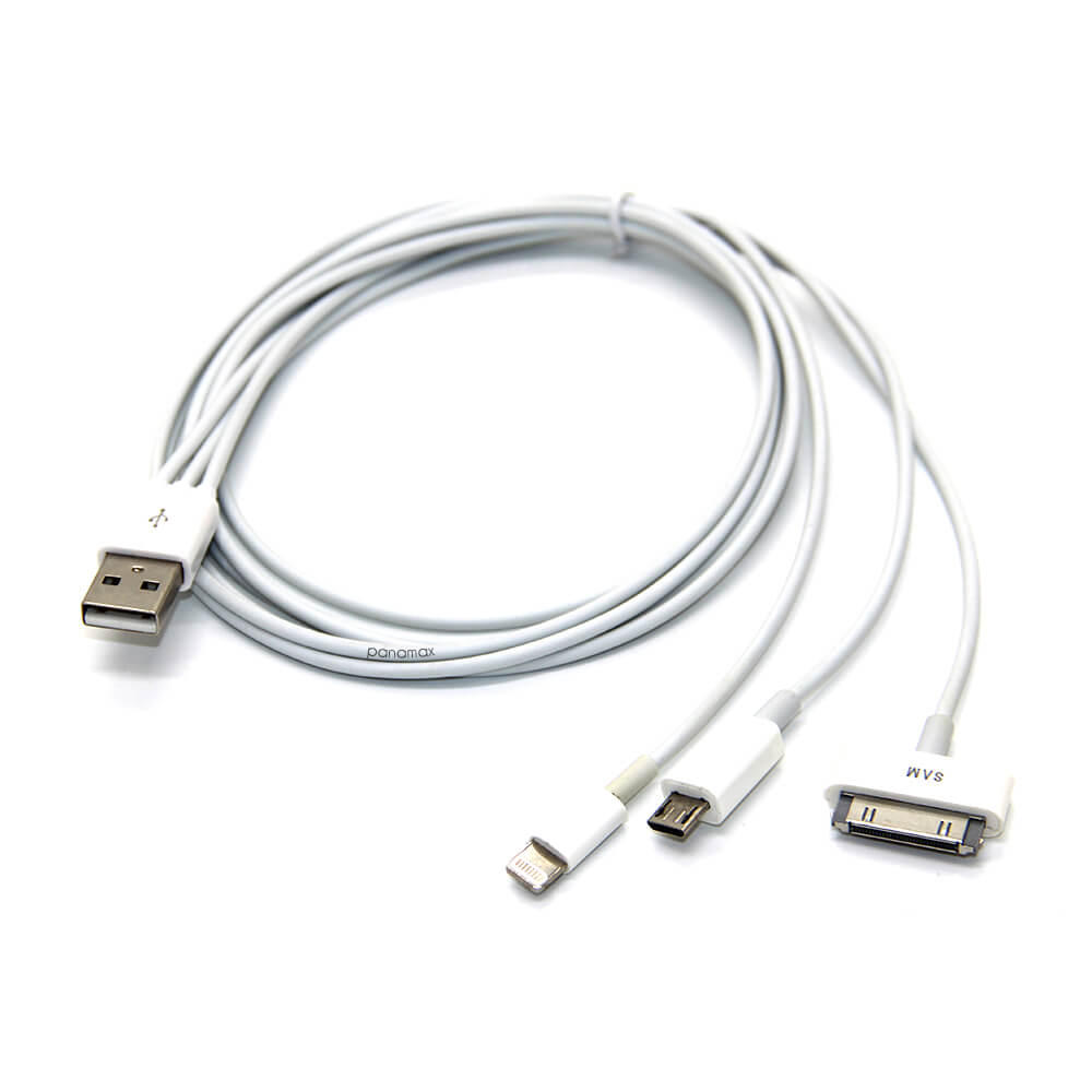 PANAMAX USB AM IPHONE IPAD MICRO USB CABLE E3392 Panamax PANAMAX USB AM IPHONE IPAD MICRO USB CABLE E3392 Panamax