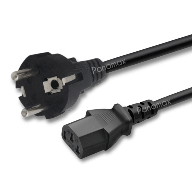 PANAMAX 1.5M 2 PIN AC ROUND PLUG TO IEC C13 COPPER CABLE = E2107 - Panamax