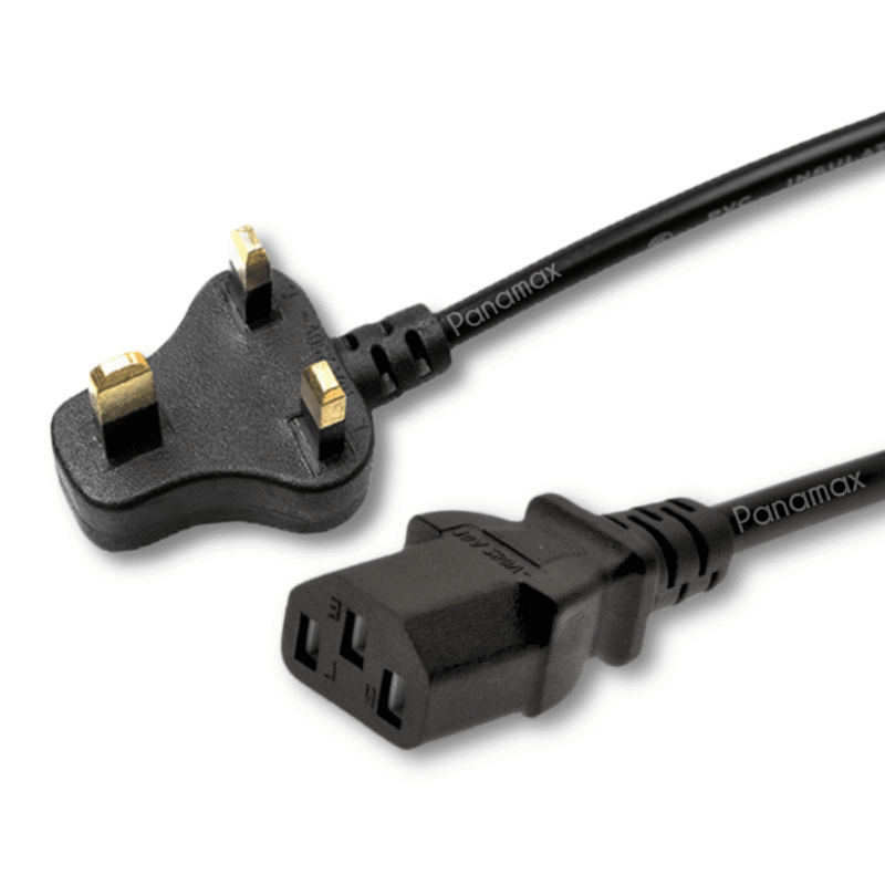 PANAMAX 1.5M 3 PIN UK PLUG TO IEC C13 COPPER CABLE = EC-1050P - Panamax